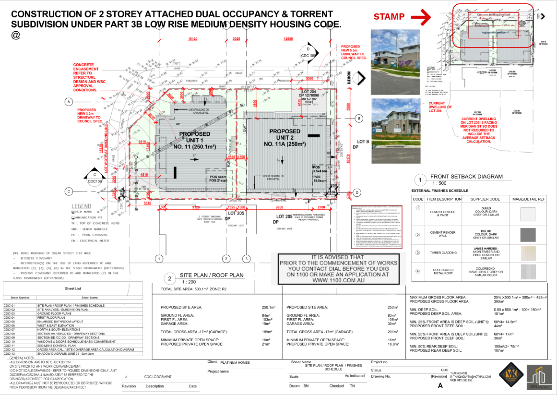 Stamped Approved Plans