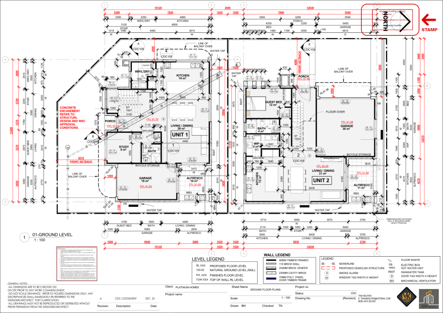 Stamped Approved Plans