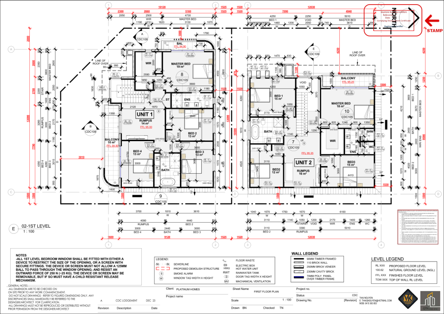 Stamped Approved Plans